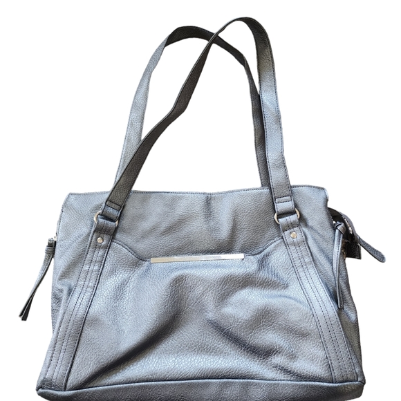 Avon | Bags | Avon Silvergray Purse With Built In Organizer | Poshmark